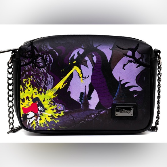 Disney | Bags | Disney Sleeping Beauty Maleficent Dragon Scene ...